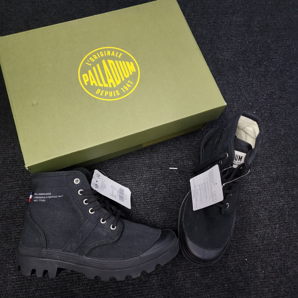 Giày Palladium chính hãng đen full nam bao đẹp | Shopee Việt Nam