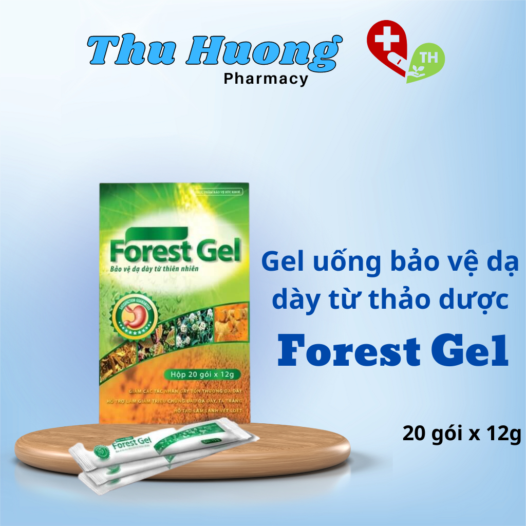 Gel uống dạ dày thảo dược Forest Gel, hỗ trợ giảm các triệu chứng viêm ...
