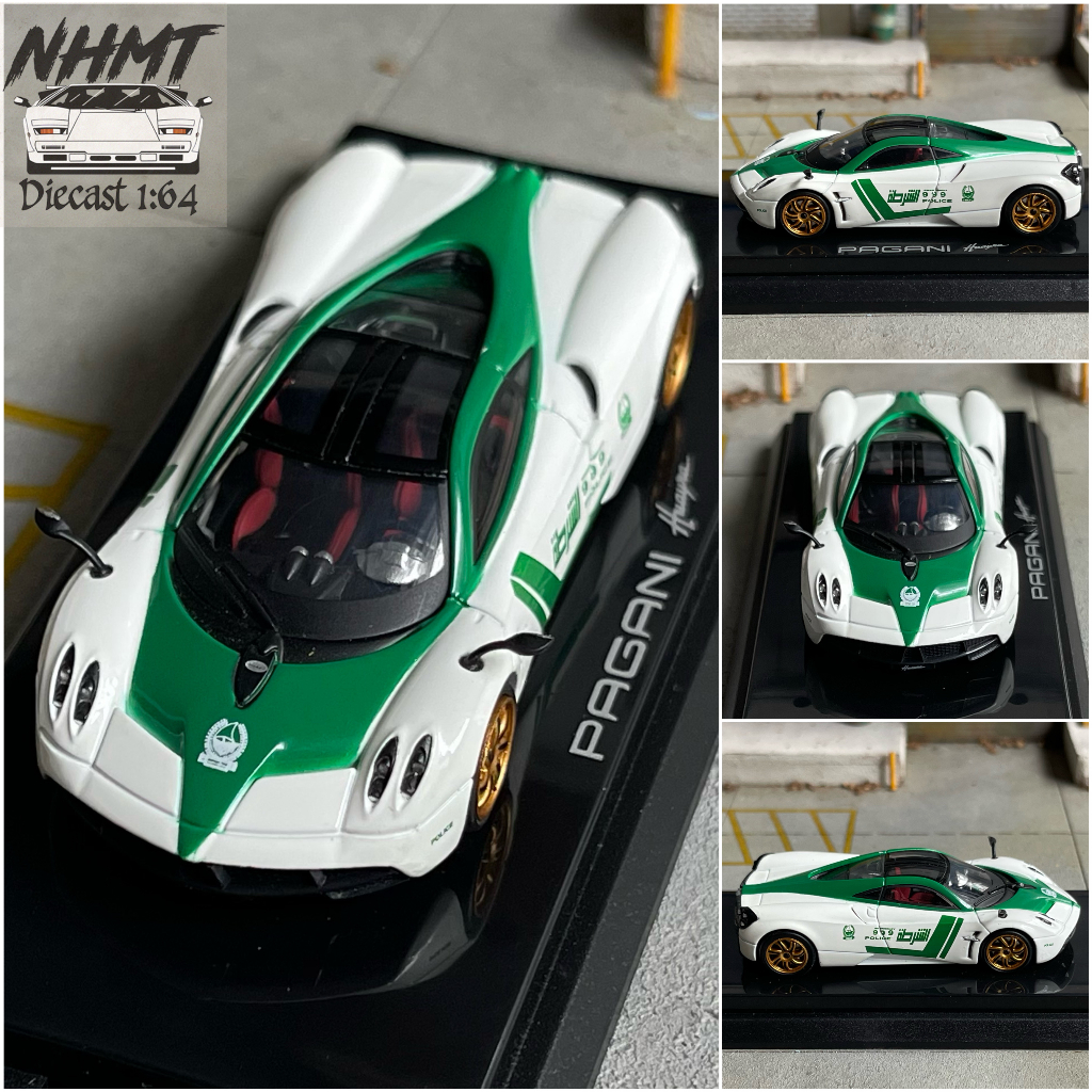 Mô Hình Xe - Pagani Huayra Dubai Police hãng Kyosho OEM ( tỉ lệ 1:64 ...