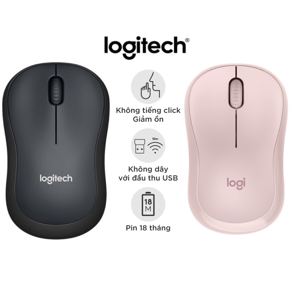 Chuột Không Dây GiGa - Logitech M220 Không Tiếng Động- Có Công Tắc On ...