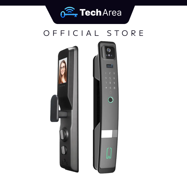 Khóa cửa nhận diện khuôn mặt TECHAREA KG2 TUYA có tiếng Việt bảo mật đa chức năng | Shopee Việt Nam