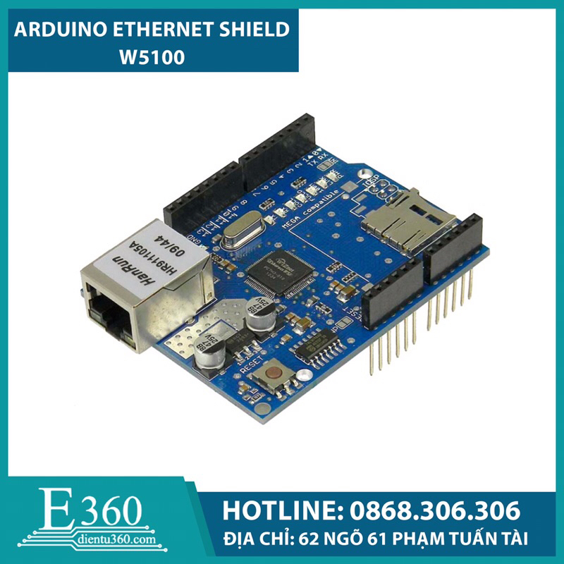 ARDUINO ETHERNET SHIELD W5100 sử dụng chip W5100(bao gồm cả uno R3 dán) | Shopee Việt Nam