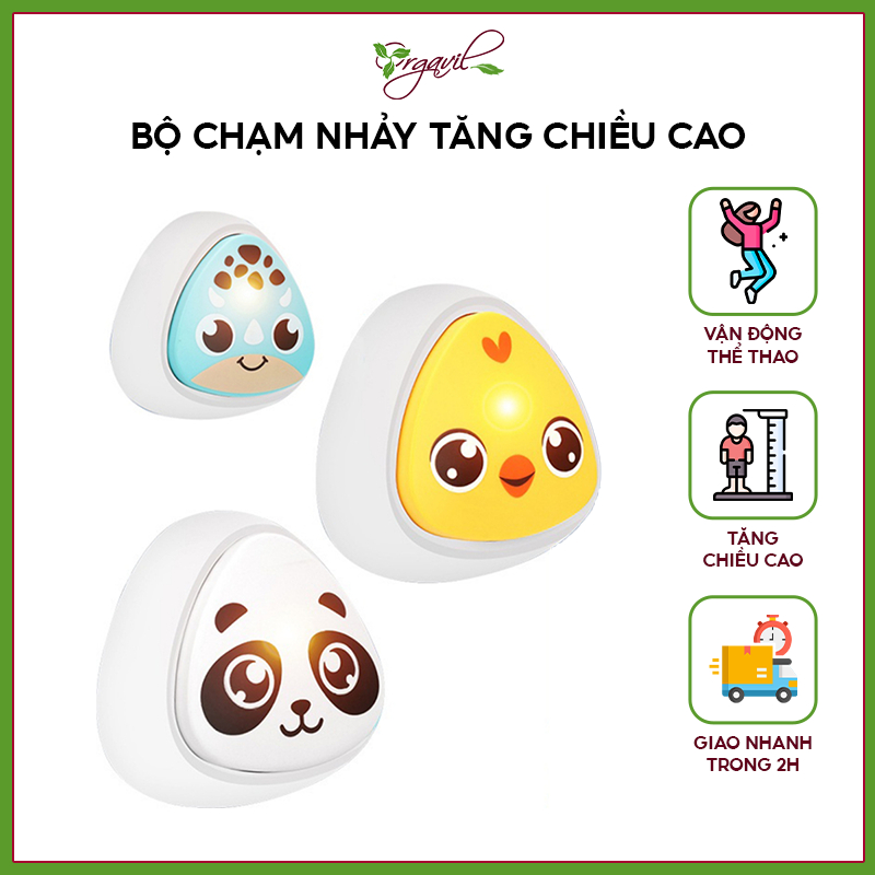 Bộ Chạm Nhảy Tăng Chiều Cao Kèm Giọng Nói Cổ Vũ Và Cảm Biến Phát Sáng ...