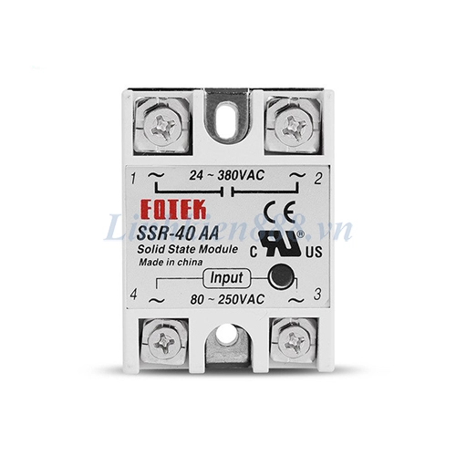 Relay bán dẫn 1 pha SSR-40AA dòng điện 40A | Shopee Việt Nam