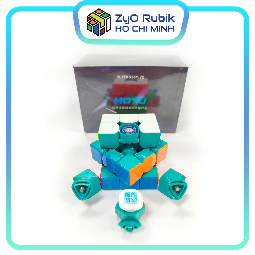 Rubik 3x3 Super RS3M V2 2023 Có Nam Châm Magnetic/Maglev/Ballcore - Đồ ...