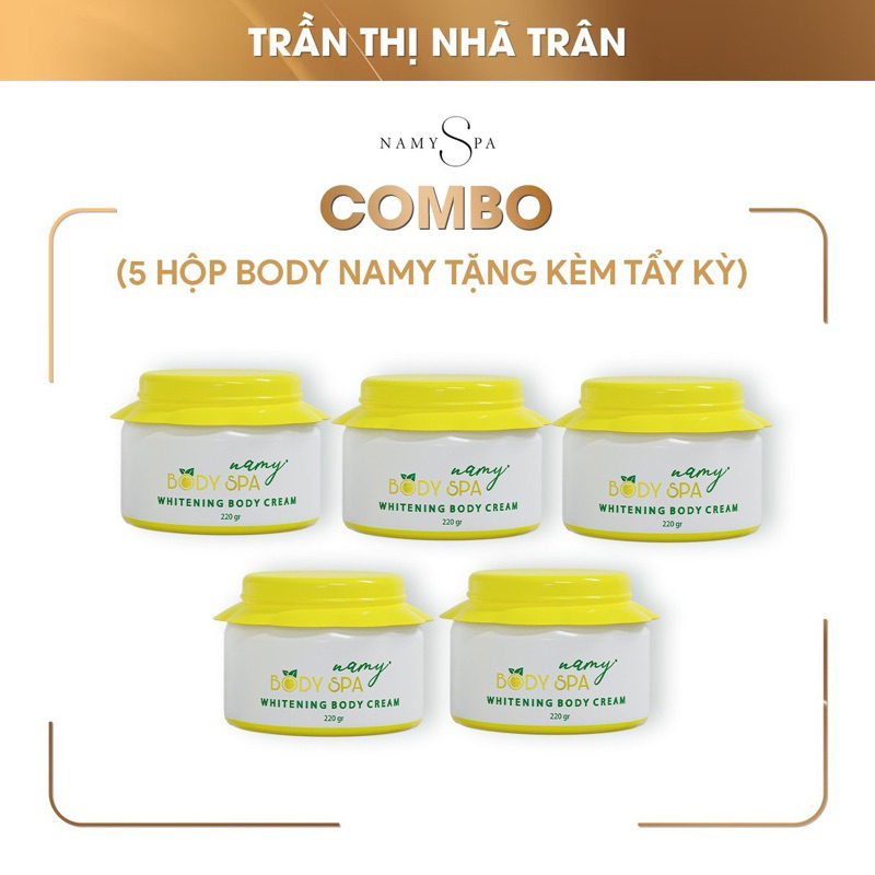 5 hộp Kem Body Dưỡng Da ( Namy Spa ) | Shopee Việt Nam