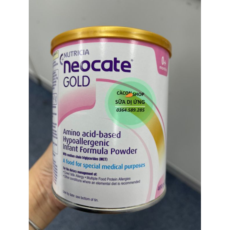 Sữa neocate Gold úc 400g(dành cho bé dị ứng đạm bò và bất dung nạp ...