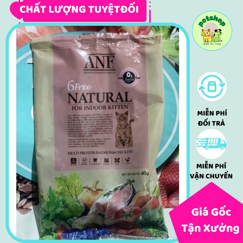 [TẶNG+ DÙNG THỬ] Hạt thức ăn cho mèo và chó Anf 6free 40g | Shopee Việt Nam