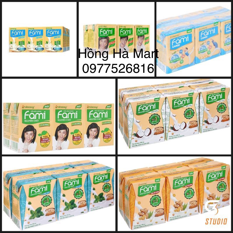 Lốc Sữa Fami 6 Hộp x200ml | Shopee Việt Nam