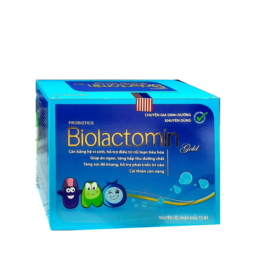 Men tiêu hóa vi sinh đường ruột Biolactomin Gold cân bằng hệ vi sinh ...