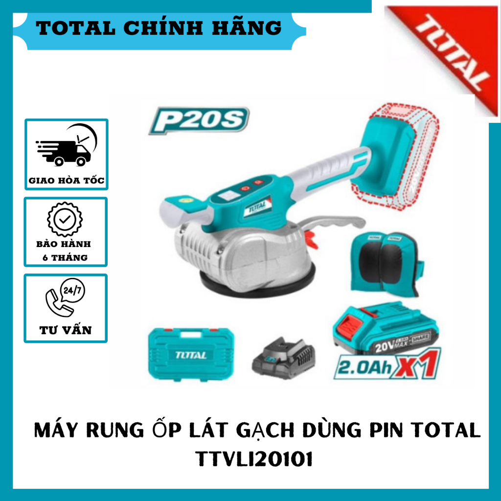 Máy rung ốp lát gạch dùng pin 20V TOTAL TTVLI20101 hàng chính hãng ...