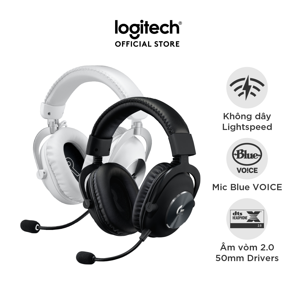 Tai nghe gaming không dây Logitech G Pro X 2 Lightspeed Âm vòm DTS ...