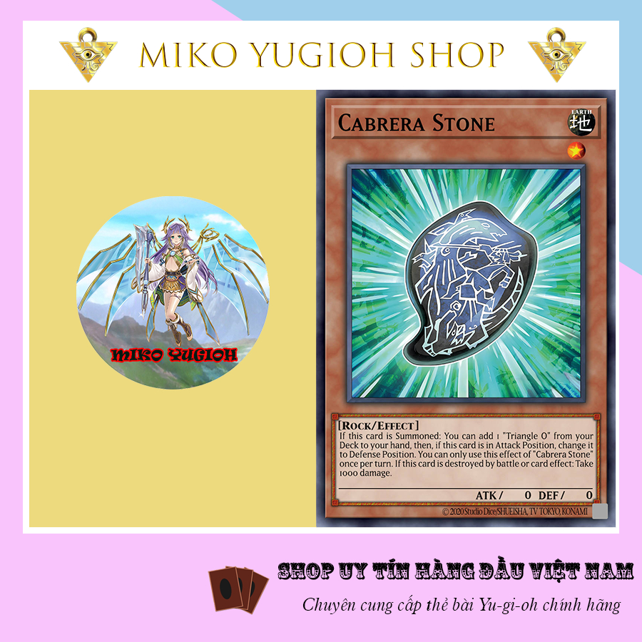 [ Miko Yugioh ] Thẻ Bài Yugioh Chính Hãng Tiếng Nhật Cabrera Stone AC03 ...
