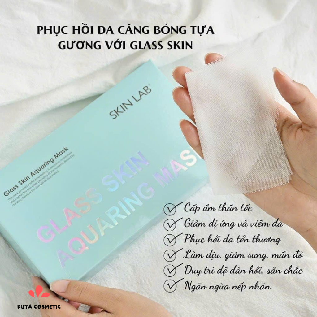 Mặt nạ Skinlab Glass Skin Aquaring Mask - Mặt nạ cấp ẩm, làm dịu, căng bóng da | Shopee Việt Nam