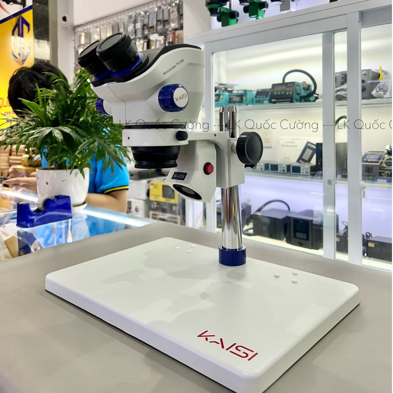 Kính Hiển Vi 2 Mắt Kaisi TX-50E / Zoom 5X (Kèm đèn led) | Shopee Việt Nam