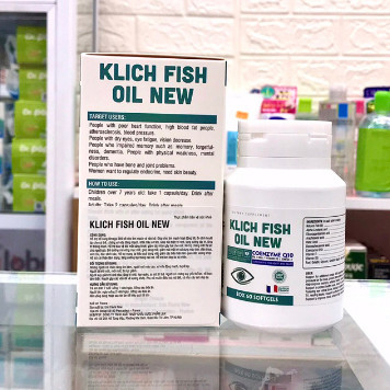 [Hàng Pháp chính hãng] Klich fish oil new Omega 369 tốt cho tim mạch ...