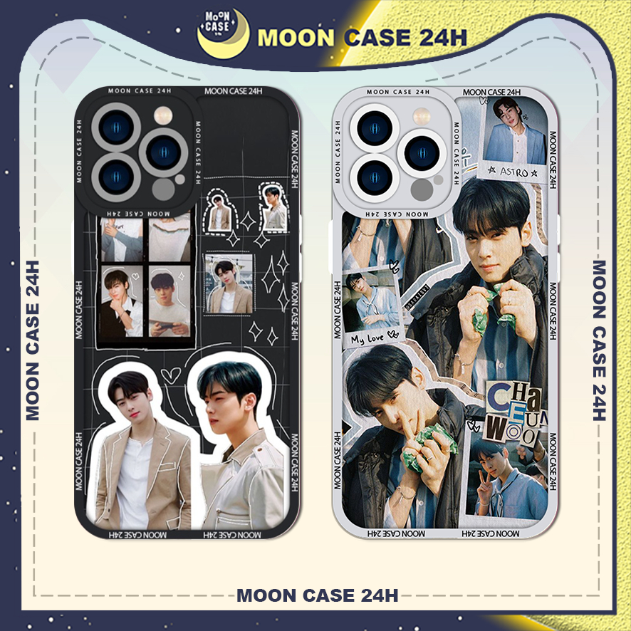 Ốp lưng iphone MOON CASE 24H Eunwoo Aesthetic Cha Eun-woo Cute ip 8/x ...