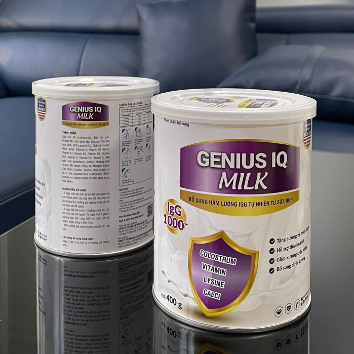Sữa Bột Genius IQ Milk Tăng Cường Hệ Miễn Dịch Hỗ Trợ Tiêu Hóa Tốt ...