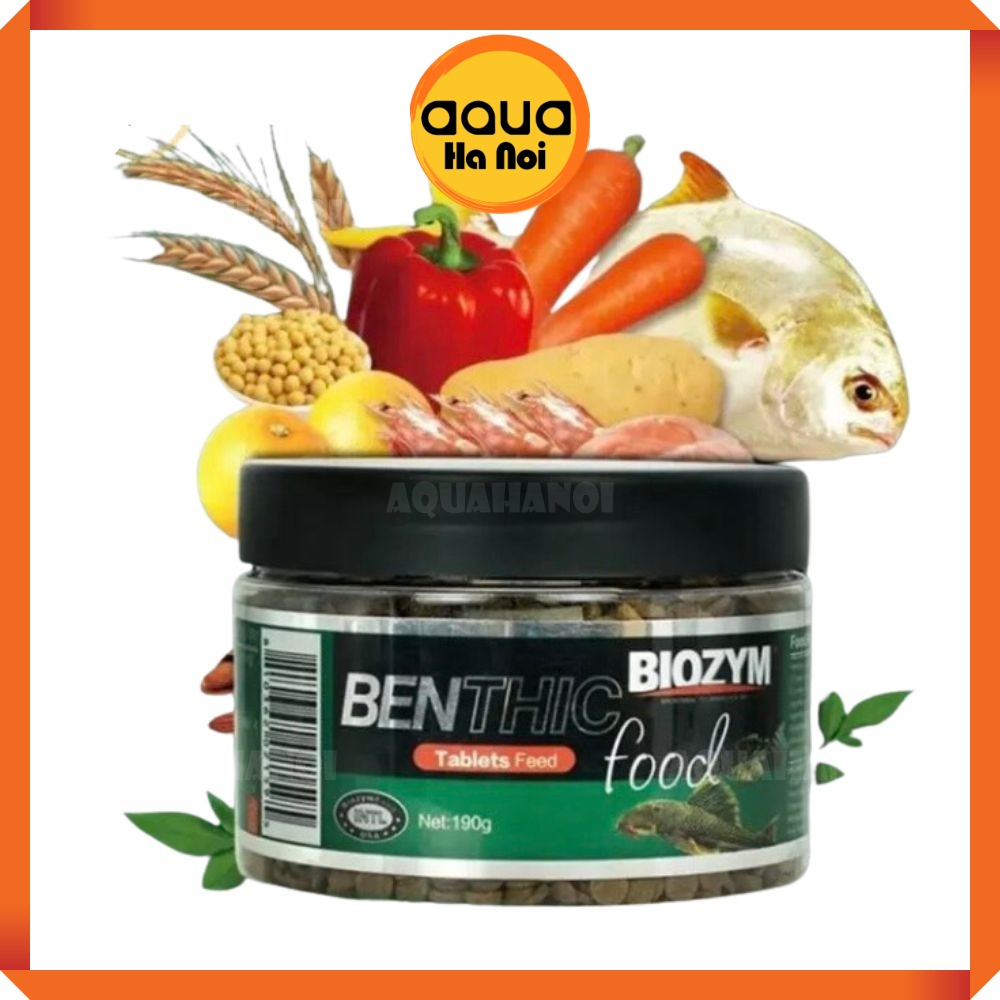 Thức ăn cao cấp cho cá Pleco - Biozym Benthic Food (Hộp 190g) | Shopee Việt Nam