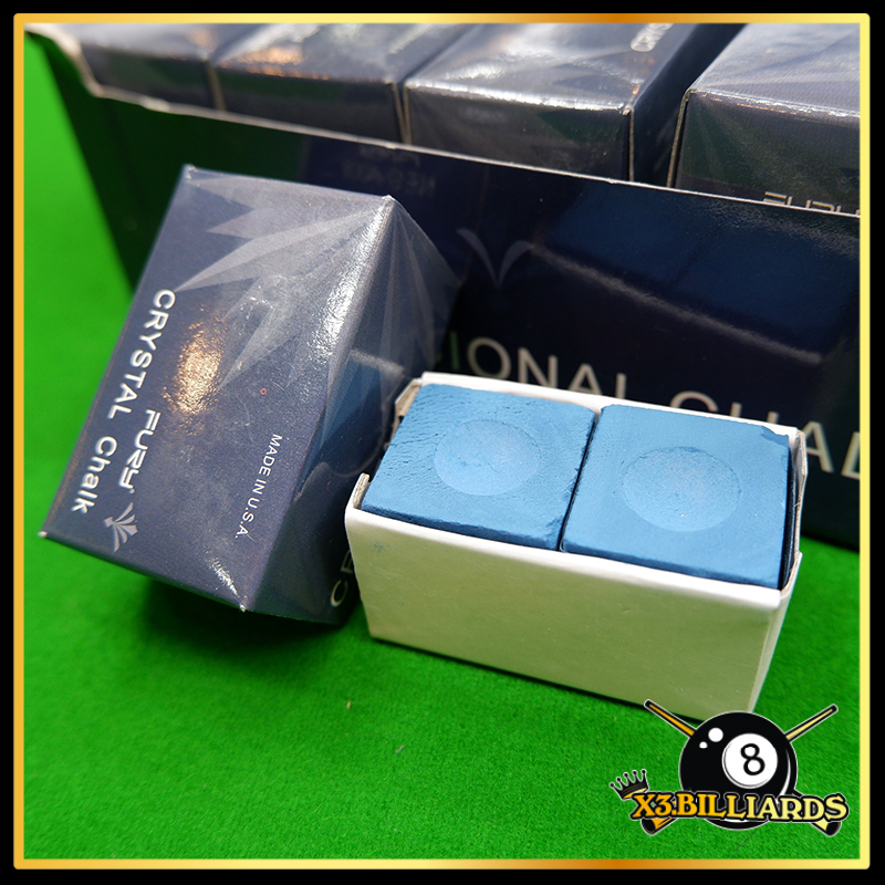 Lơ Bida FURY Crystal Chalk 2 Viên Cho Cơ Pool Lỗ Lip 3 Băng, Phấn Bôi ...