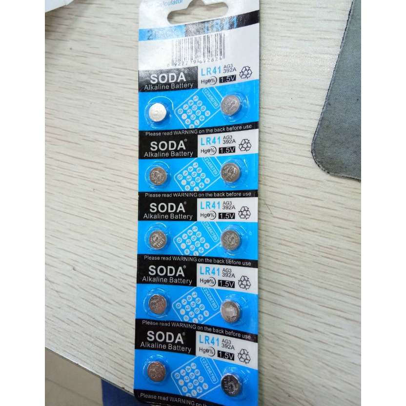 Pin cúc áo, pin đồng hồ AG13 LR44 AG3 LR41 AG10 LR1130 CR2032 LR626 ...