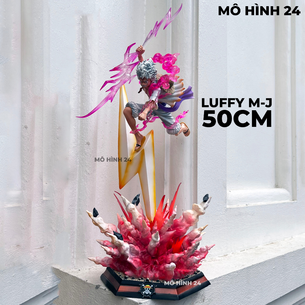 [50CM CÓ LED] Mô hình nhân vật Monkey D Luffy Nika MJ 50cm M-J studio ...