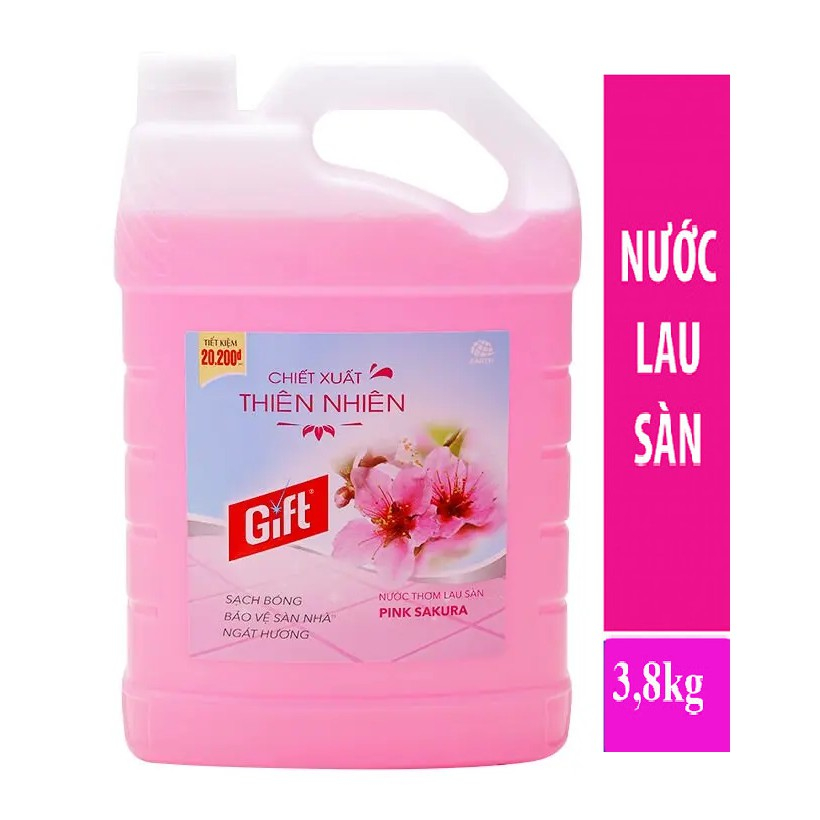 Nước lau sàn Gift 3,8 kg | Shopee Việt Nam