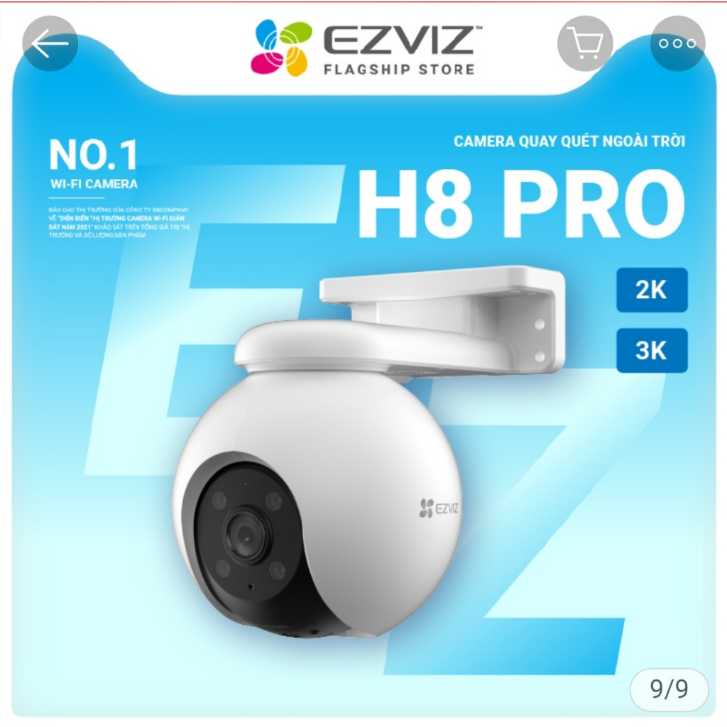 Camera Ezviz CS-H8 Pro | Shopee Việt Nam