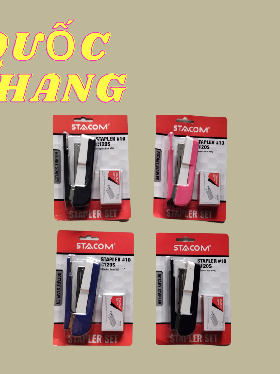 Dập ghim số 10 STACOM (Tặng kèm 1 hộp đạn ghim) | Shopee Việt Nam