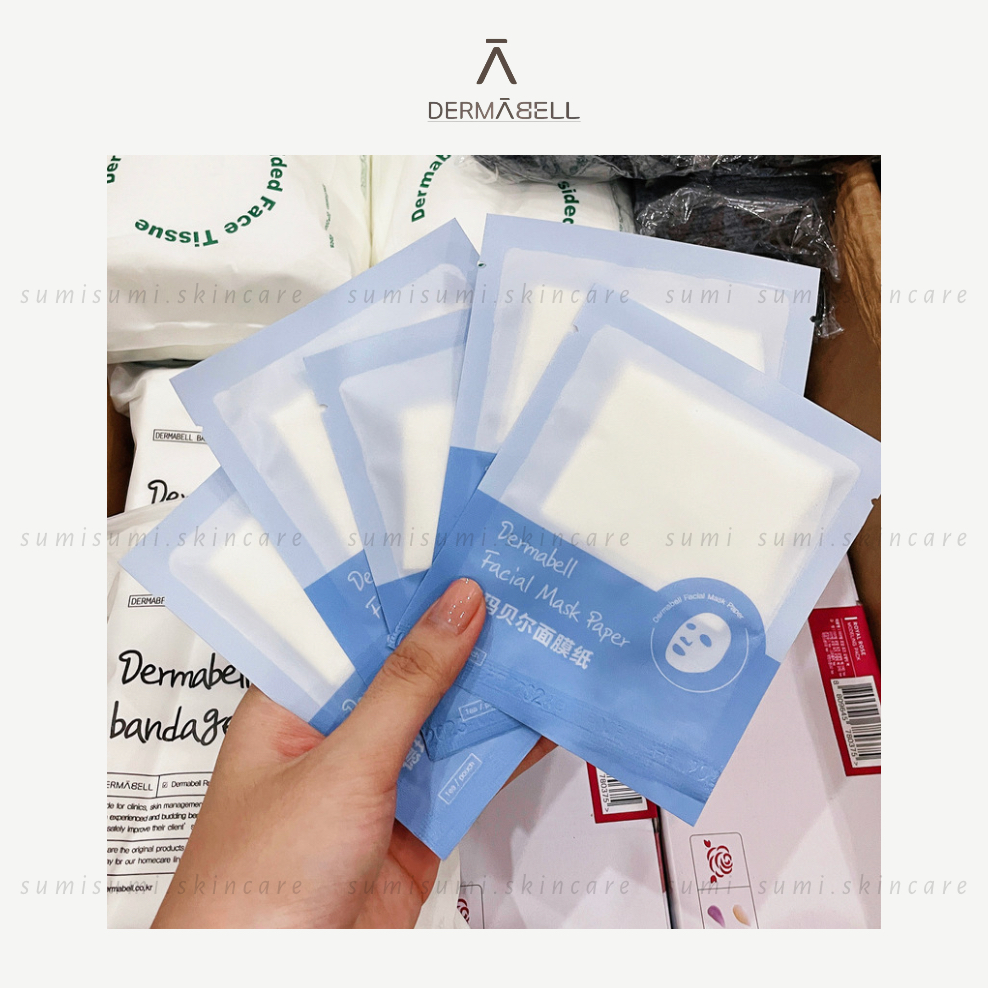 (Dermabell) Mặt nạ giấy đắp toner Hàn Quốc Facial Mask Paper | Shopee ...