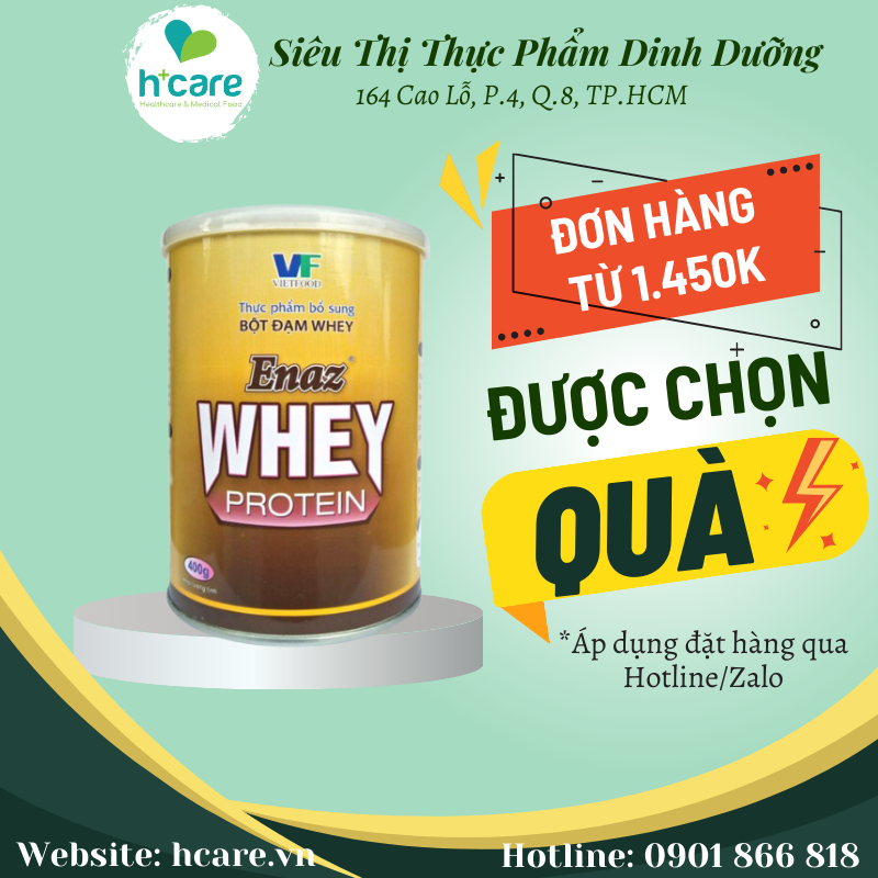 TPBS-bột dinh dưỡng VietFood Enaz Whey Protein 300g- Bổ sung đạm cho ...