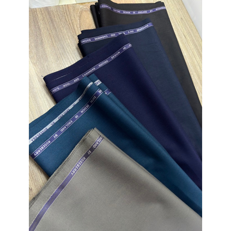 Vải Wool Cashmere Roseberry England 180s Nhập Khẩu Vải May Quần Tây Âu ...