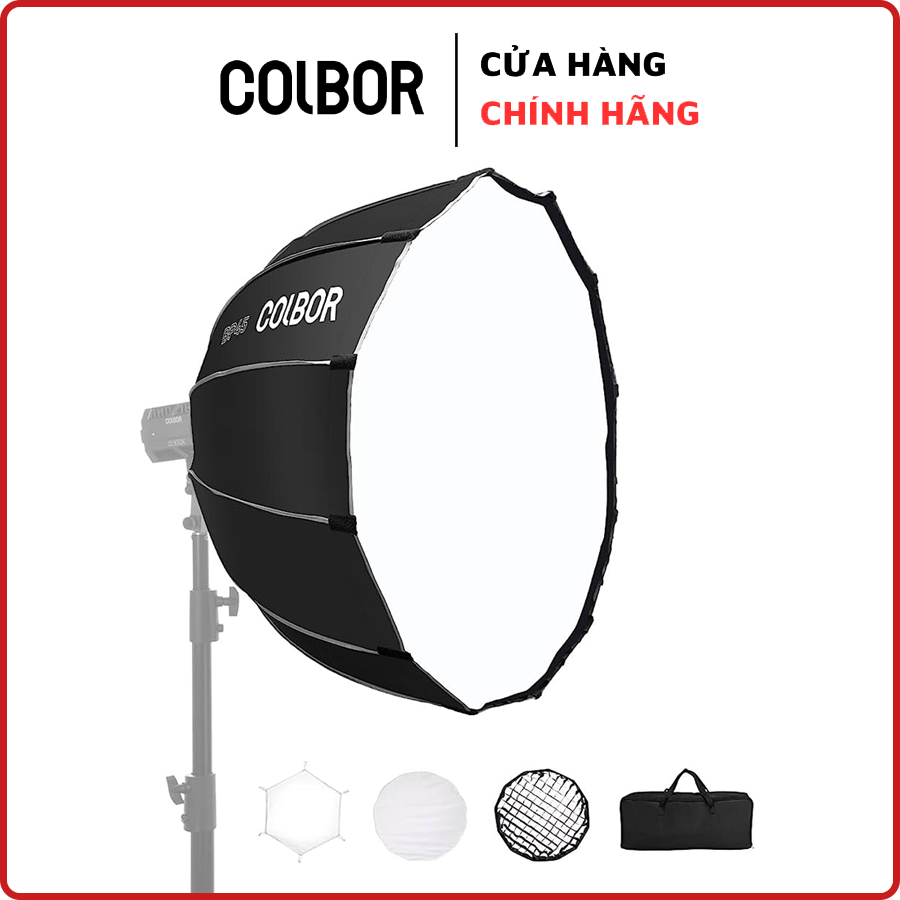 Softbox Parabolic COLBOR BP45 (45cm) Dành Cho Đèn Colbor CL60 Series ...