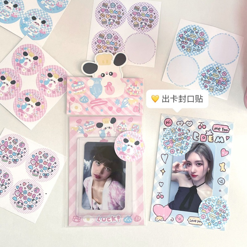 SET 4 STICKER TRÒN NIÊM PHONG GÓI HÀNG | Shopee Việt Nam