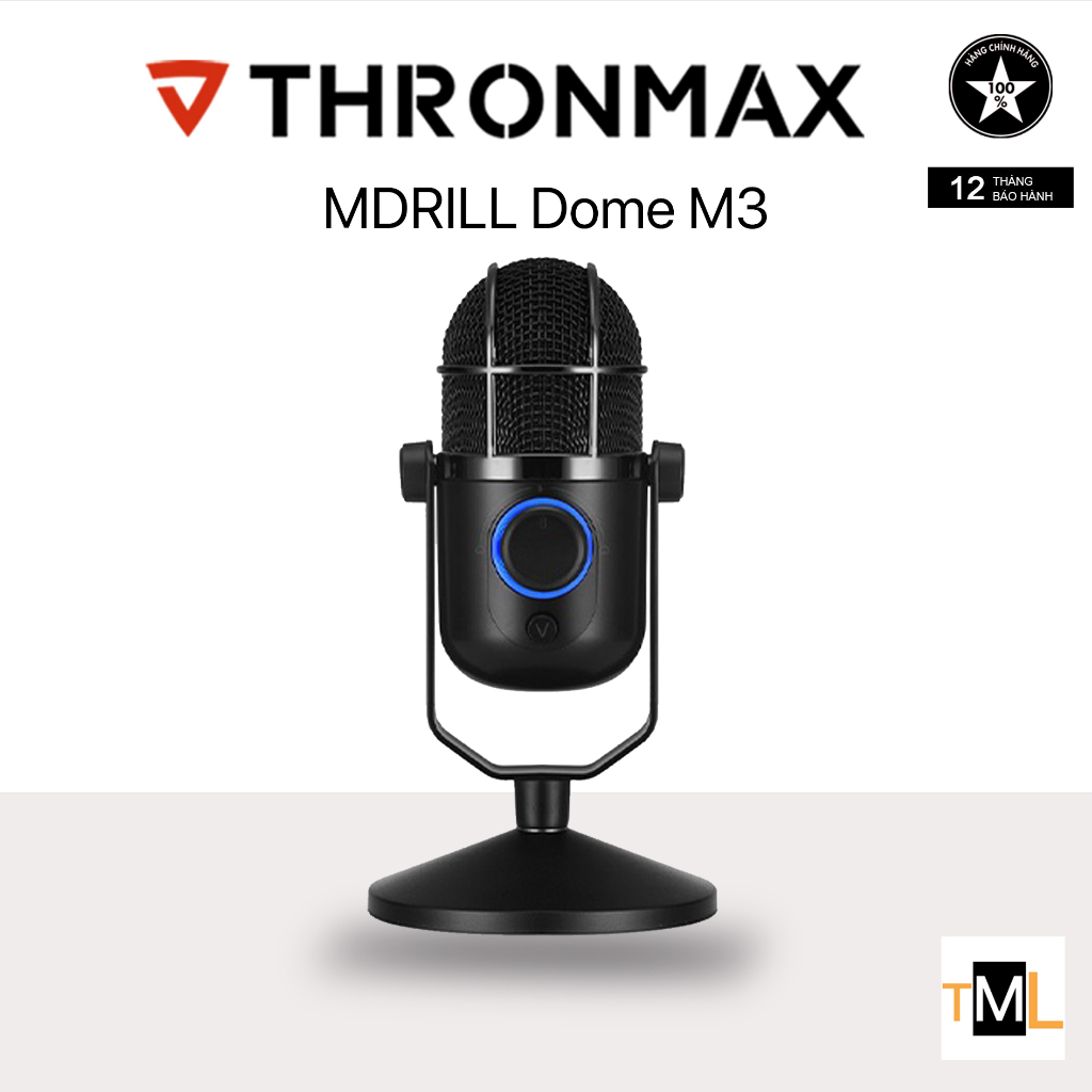 Micro Thronmax Mdrill Dome M3/M3 Plus Jet Black Hàng chính hãng bảo ...