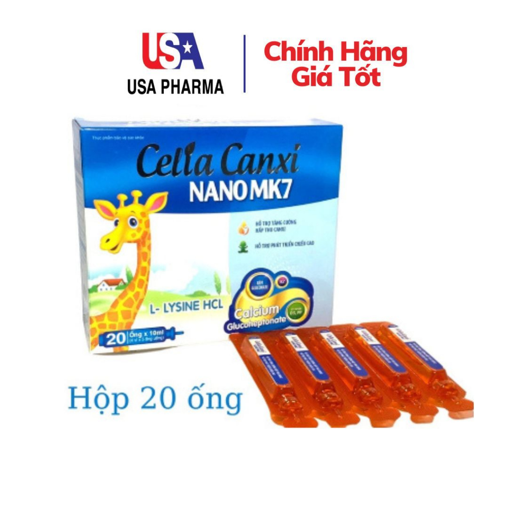 Celia Canxi Nano Mk7 Phát triển chiều cao, kích thích ăn ngon, cho xương chắc khoẻ chống còi ...