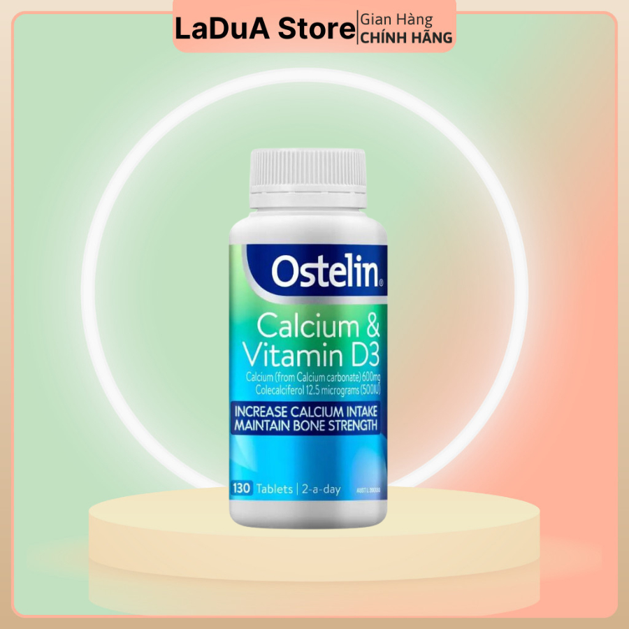 Canxi Bầu Ostelin Calcium & Vitamin D3 130 Viên Chính Hãng Uy Tín Chất Lượng | Shopee Việt Nam