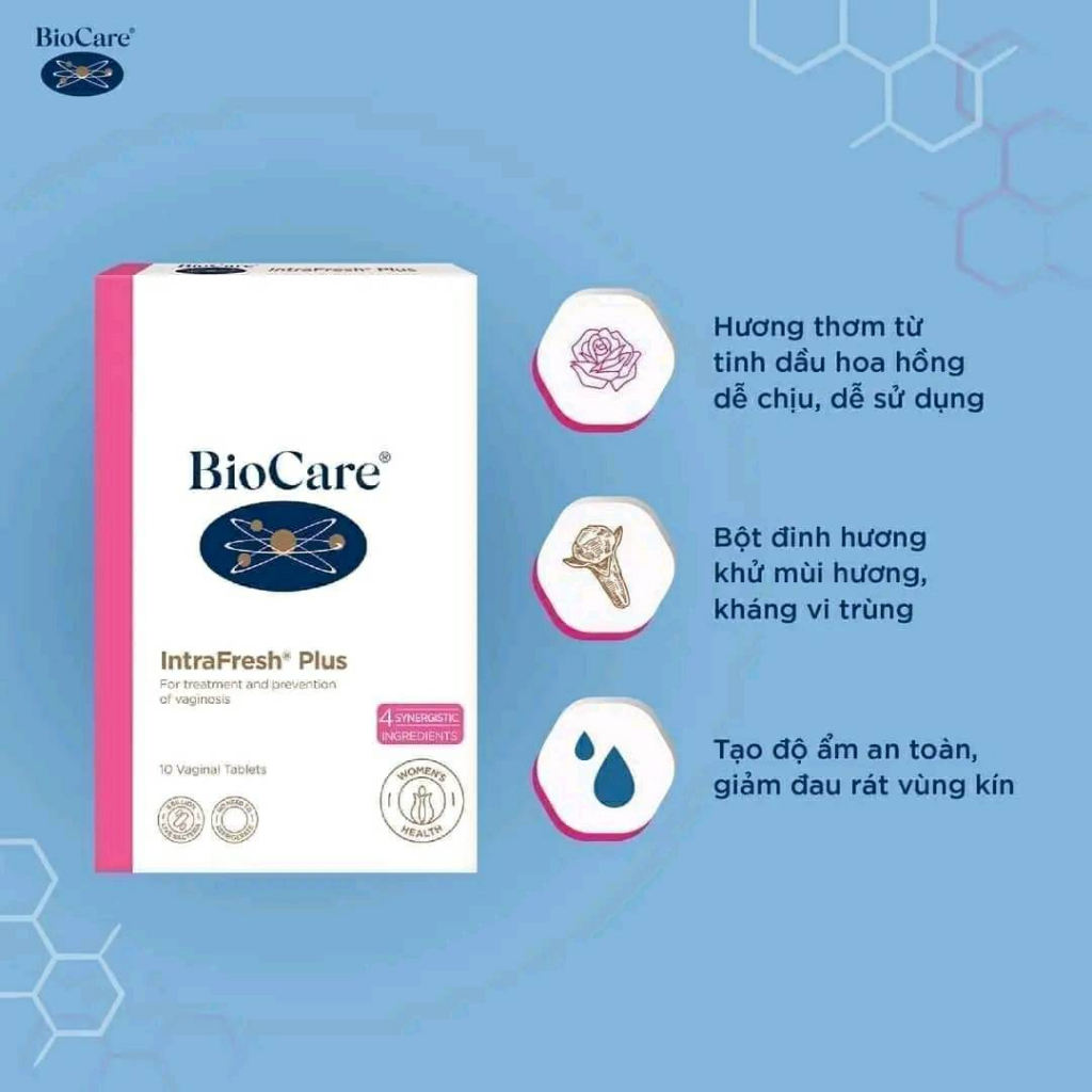 Men vi sinh phụ nữ Biocare Female Biotic, Uk (Hộp) | Shopee Việt Nam