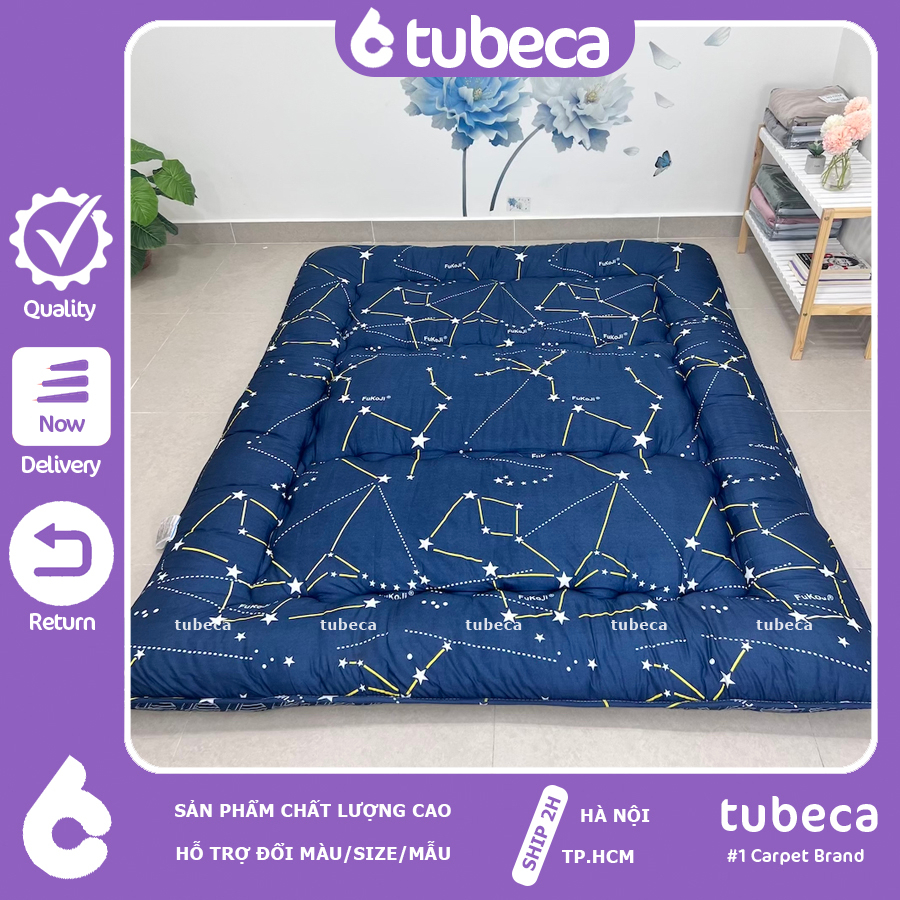 Nệm gấp 3 giá rẻ 1m 1m2 1m4 1m6 1m8 Dài 2m | Topper nệm bông xuất Nhật ...