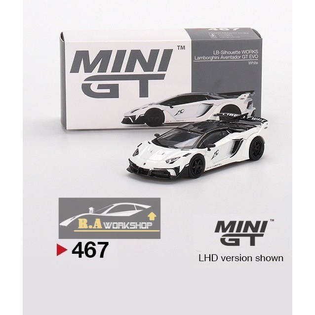Mô Hình Xe MiniGT #467 LB-Silhouette WORKS Lamborghini Aventador GT EVO ...