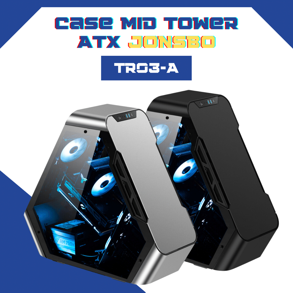 Vỏ case Jonsbo TR03-A / TR03-G - Vỏ case Mini Tower M-ATX mặt kính chính hãng | Shopee Việt Nam