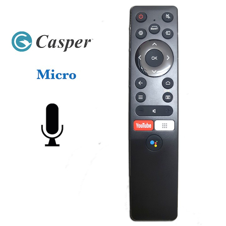 Điều khiển tivi Casper Có tìm kiếm giọng nói - Remote TV casper Smart ...