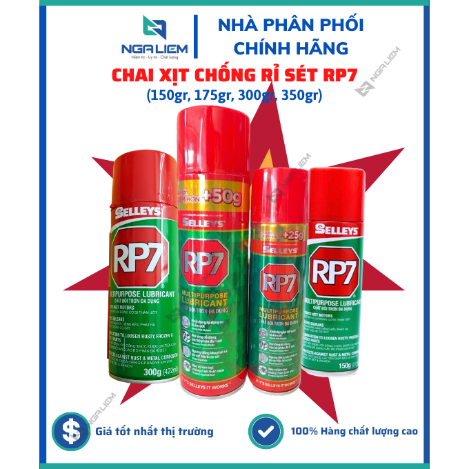 Chai Xịt Chống Rỉ Sét RP7 (150gr, 175gr, 300gr, 350gr) Hàng Chính Hãng ...