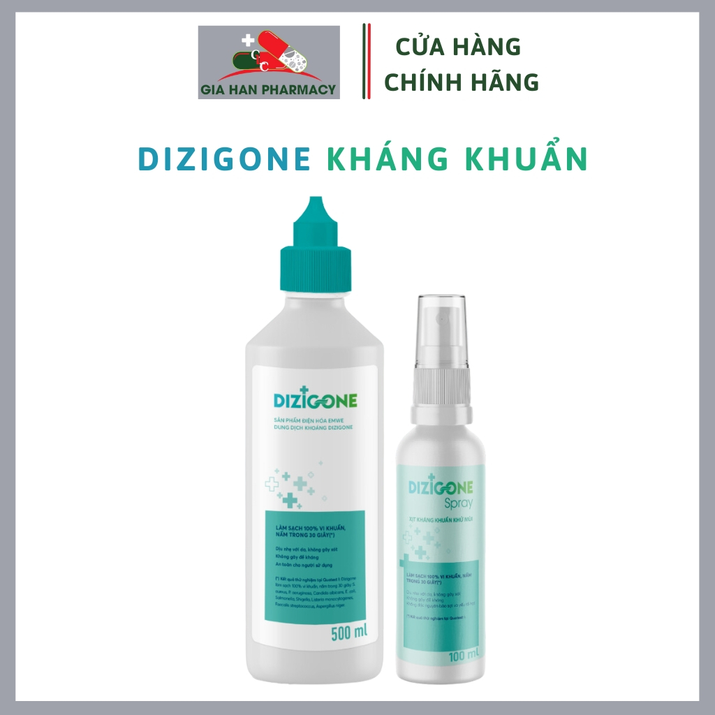 Dung dịch Dizigone kháng khuẩn vượt trội, an toàn cho cơ thể, mau lành ...