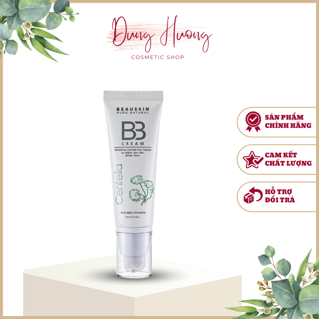 Kem Nền BB Cream BEAUSKIN Centella Cica Hàn Quốc Kiềm Dầu Che Khuyết Điểm Lâu Trôi 45ml | Shopee ...