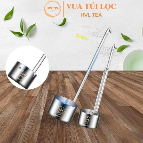 Muỗng múc nước inox 304, dụng cụ đong chất lỏng cán dài - HVL TEA | Shopee Việt Nam