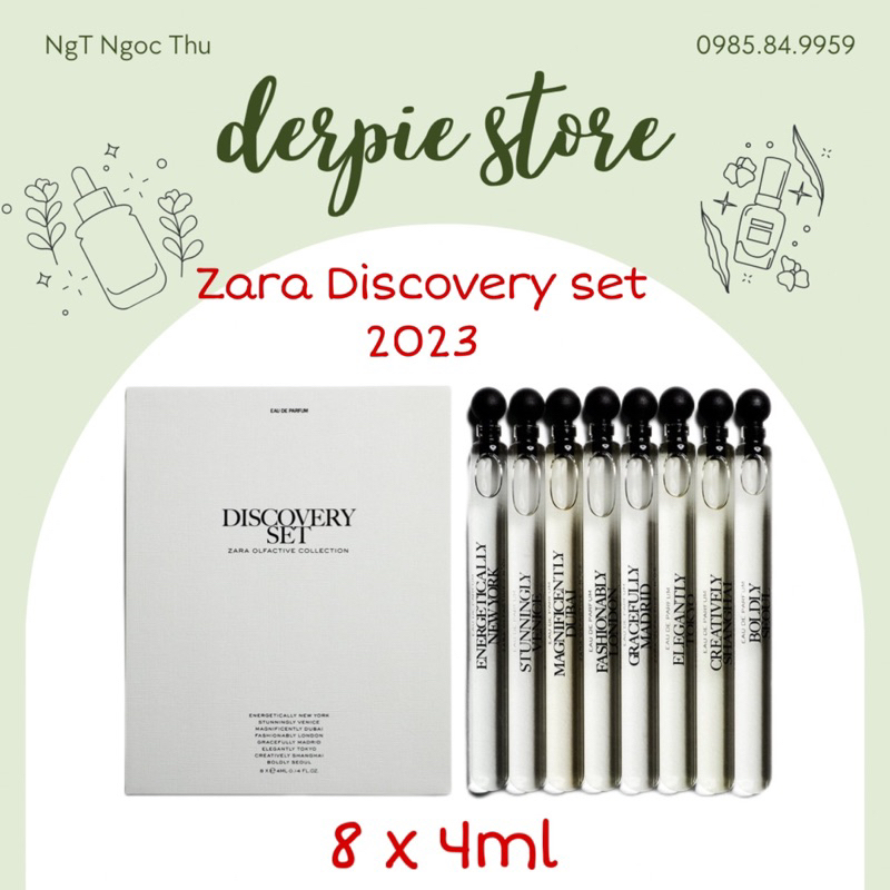 [ BILL TBN ] Set nước hoa unisex Zara x Jo Malone Olfactive City EDP ...