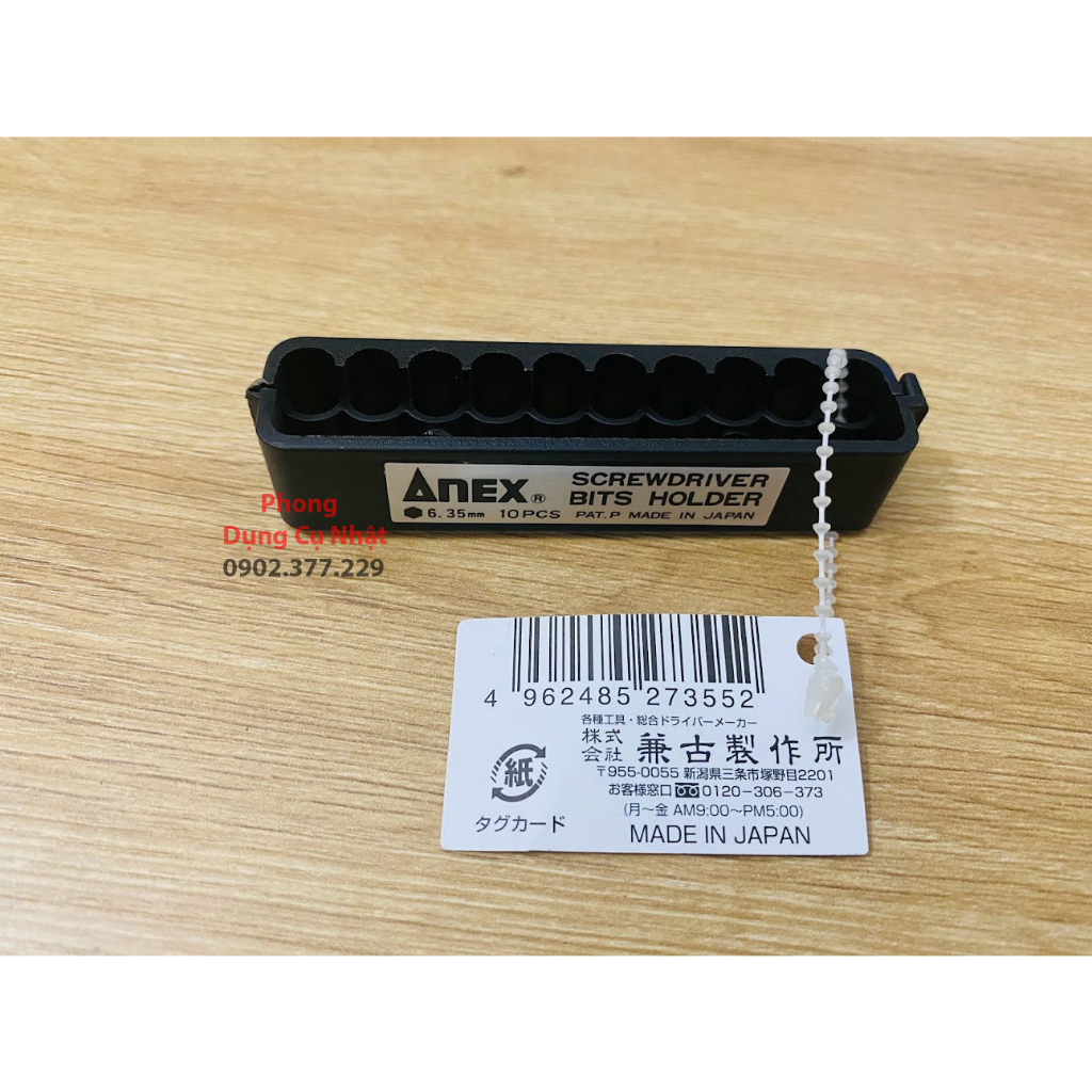 Khay đựng mũi vặn vít 6.35mm ANEX 10 lỗ ABH-10 Nhật Bản | Shopee Việt Nam
