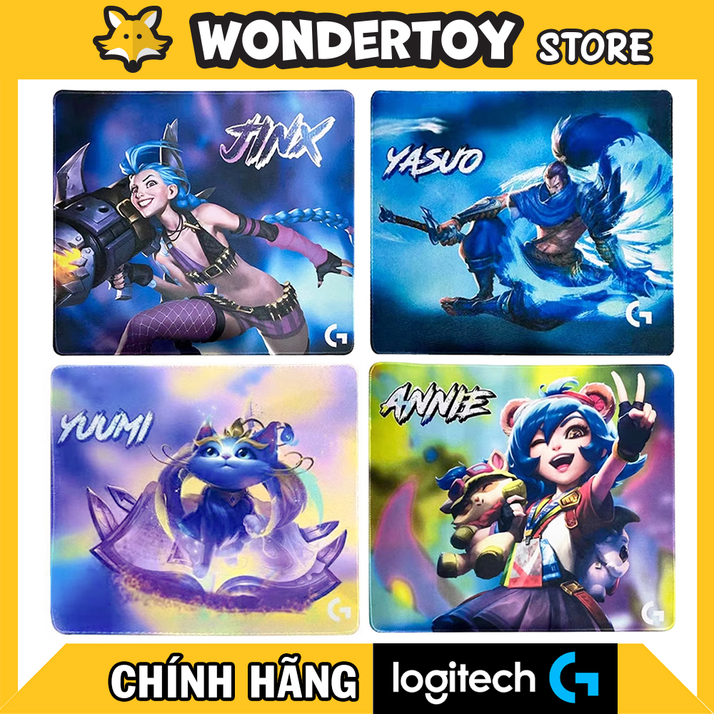 Bàn di lót chuột Logitech League of Legends LOL Liên Minh Yasuo, Jinx ...