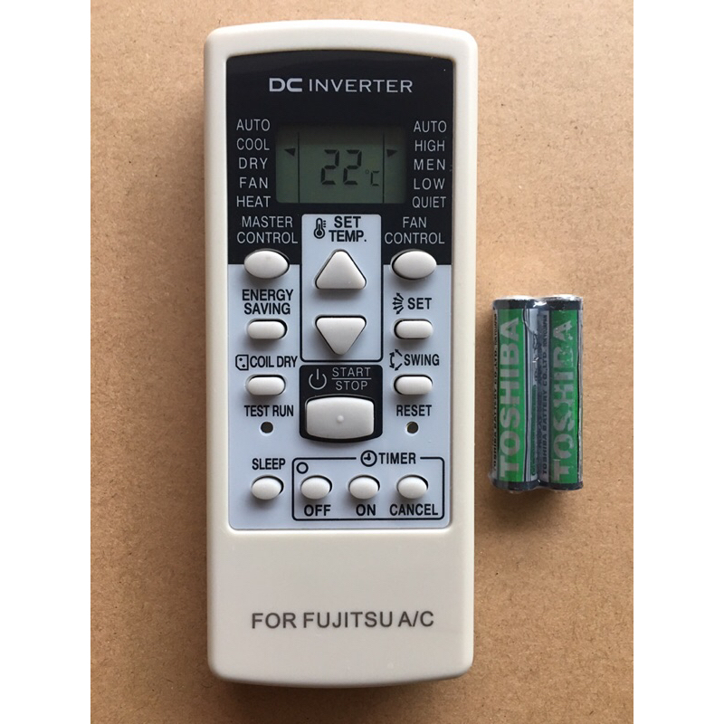 Remote máy lạnh Fujitsu inverter sử dụng cho máy lạnh nội địa Nhật Bản ...